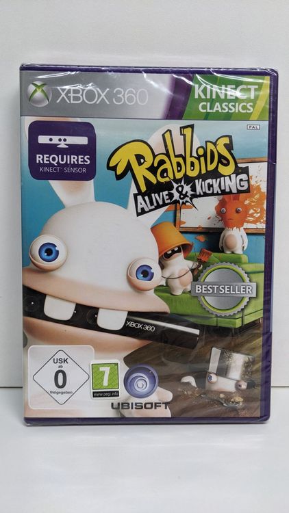 Rabbids Alive & Kicking - Xbox 360 Kinect (Sealed) (Neu und ...