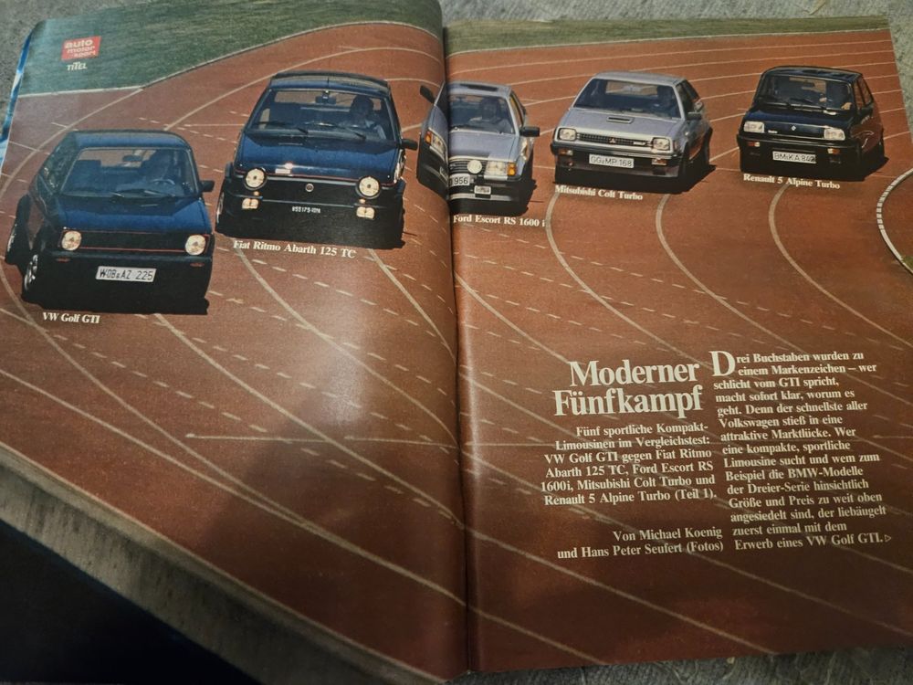 AMS 18/82 Ritmo Abarth R5 Alpine VW Golf GTI Colt Turbo xa | Kaufen auf ...
