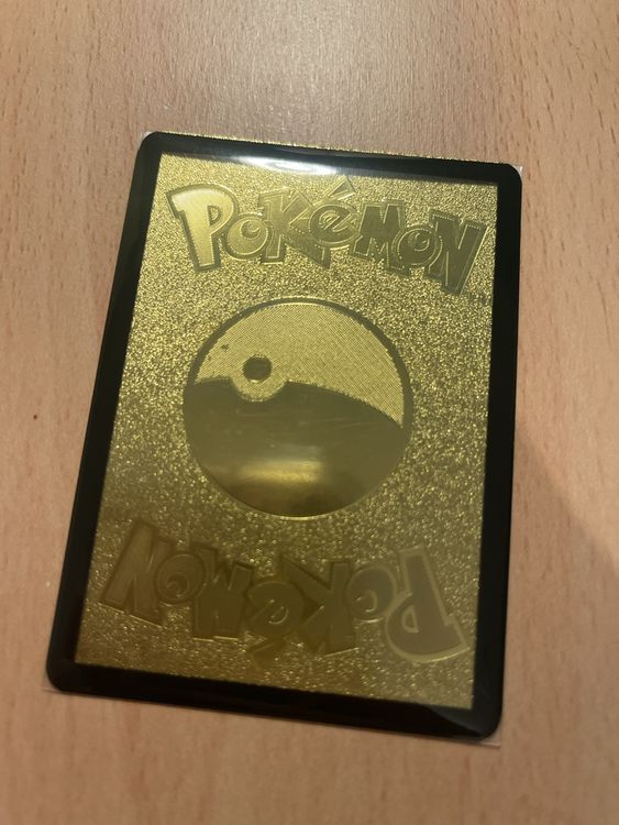 Goldene Pokemon Karte (Gebraucht) in Rudolfstetten für CHF 5 – mit ...