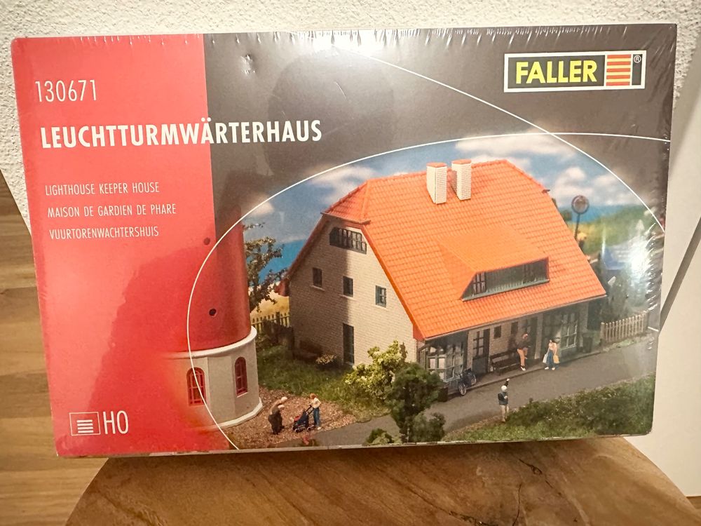 Leuchtturmwärterhaus HO 1/87 FALLER 130671 neu model Eisbahn (Neu und ...