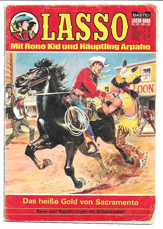Lasso Western Comic, Reno Kid, Bd 145, Bastei 1970 | Kaufen auf Ricardo