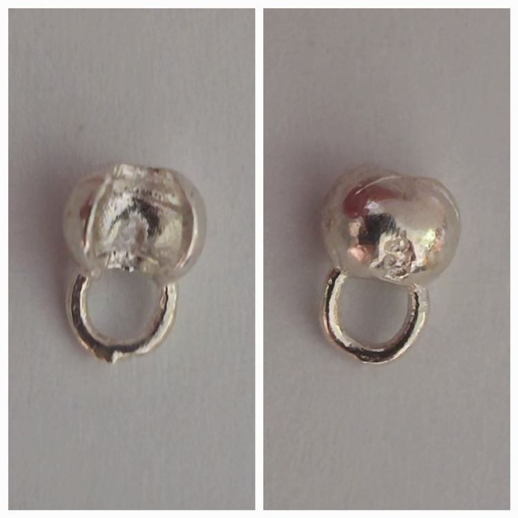 10x Silber 925 6mm Endteile Klappkapsel Kappe Schmuck bastel (Neu (gemäss Beschreibung)) in ...