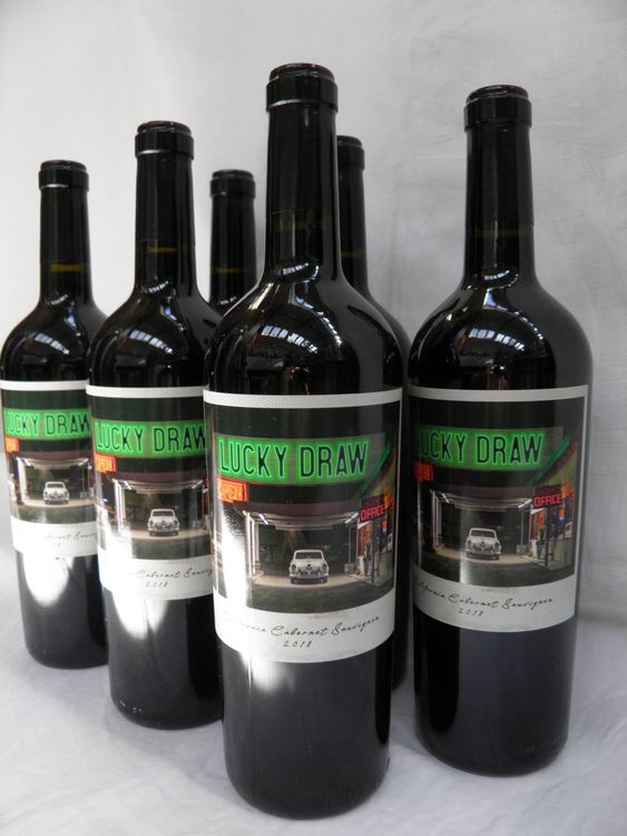 6 Flaschen LUCKY DRAW, Cabernet Sauvignon 2018, California (Gebraucht ...
