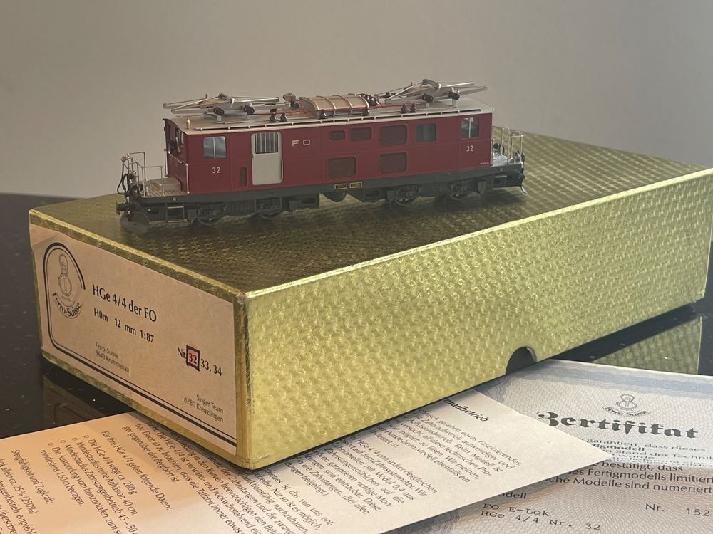 FERRO SUISSE H0m: FO HGe 4/4 32 (Neu und originalverpackt) in Hünibach ...
