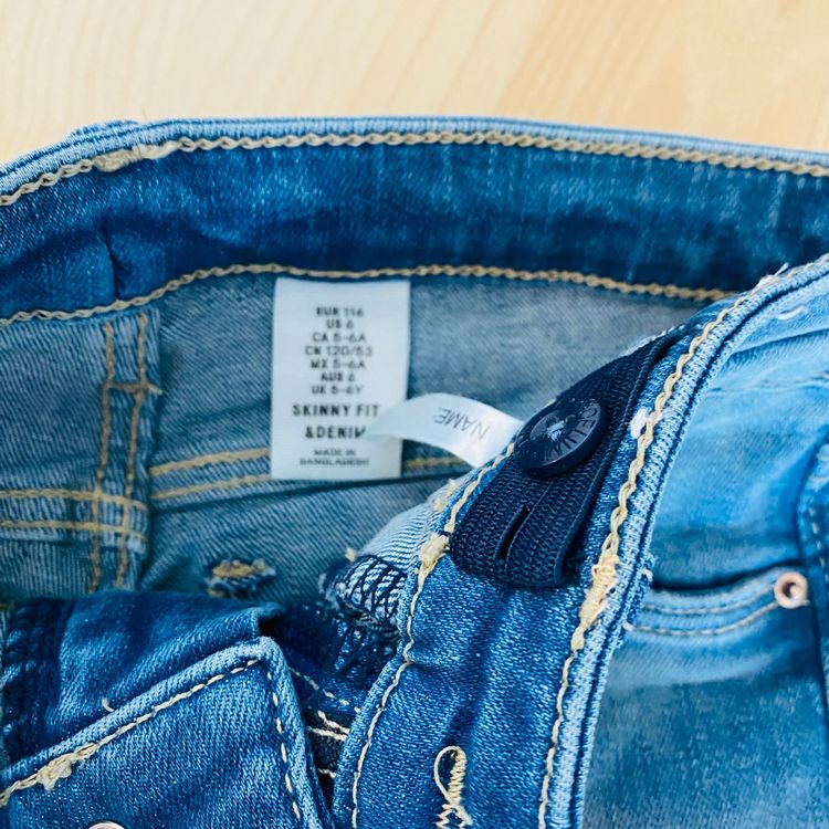 Denim Girls Jeans H&M 116 Skini Fit Neu | Kaufen auf Ricardo