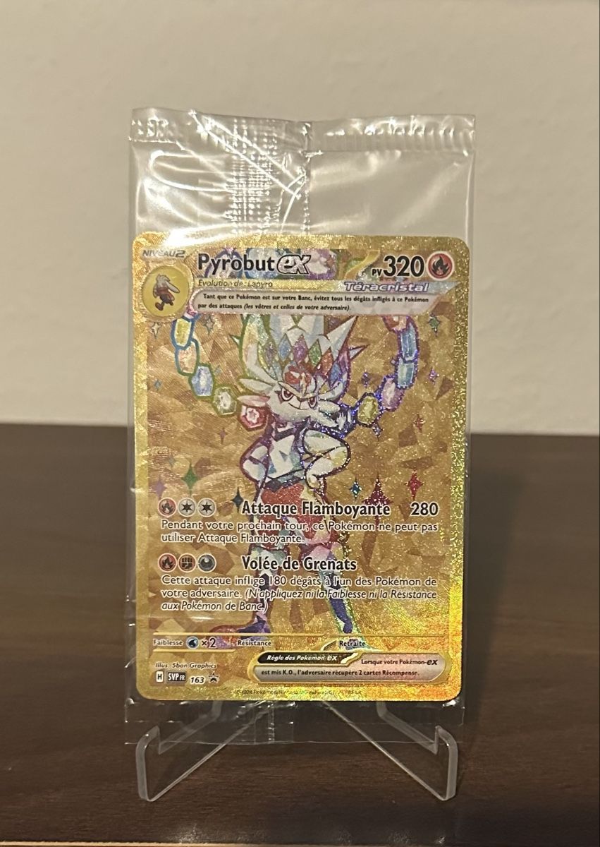Pokémon Pyrobut EX - Etat Neuf - Rare Téracristal (Neuf (Voir ...