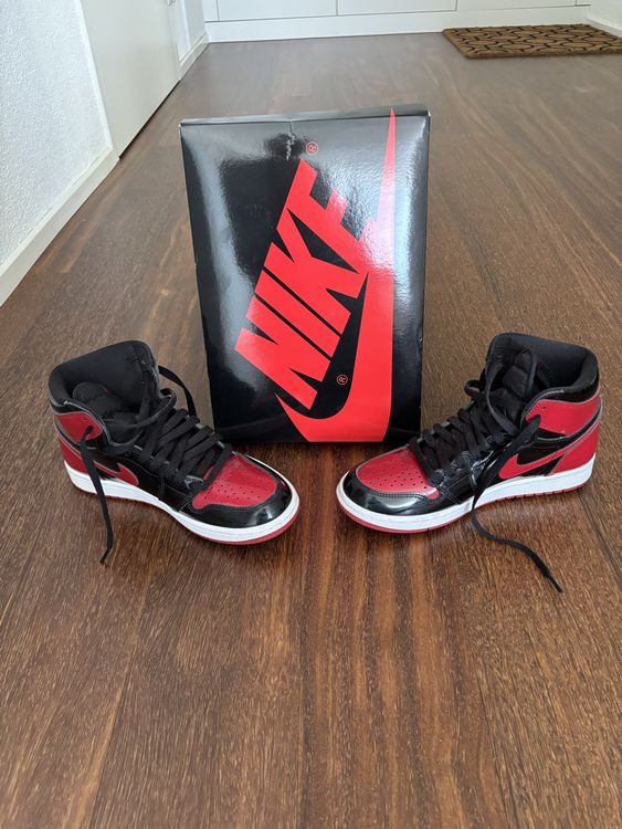 Nike Jordan 1 Retro High OG Patent Bred (Neu (gemäss Beschreibung)) in ...
