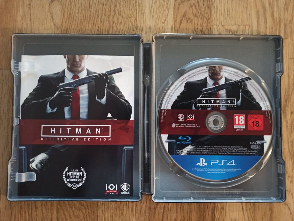 Hitman Definitive Edition Steelbook PS4 / PS5 📀🎮📀 (Gebraucht) in ...