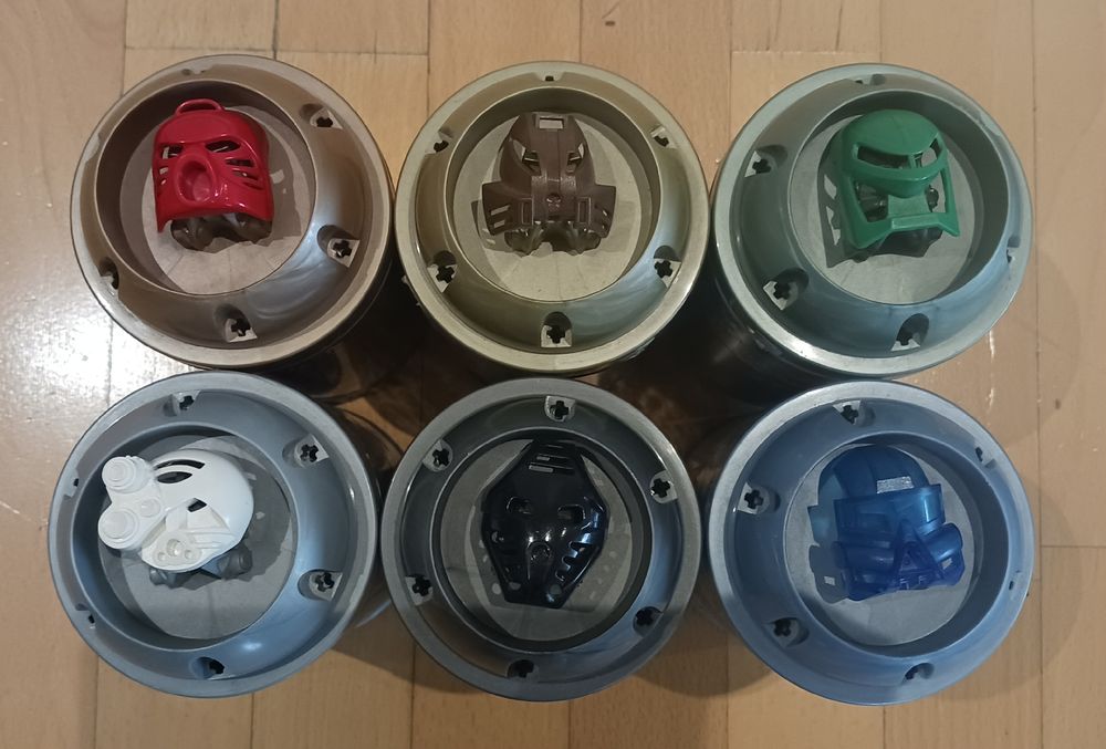 Bionicle Toa Kanister Komplett Set, 2001, 6 Stück, Vintage (Gebraucht ...