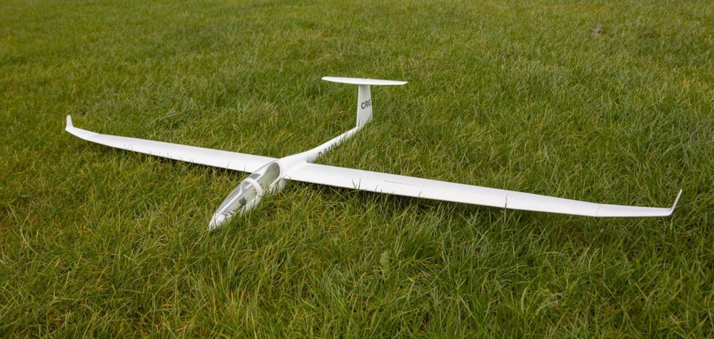 CRG DG-1001 Glider Fullbuildkit mit Occasion Elektrorumpf (Neu (gemäss ...