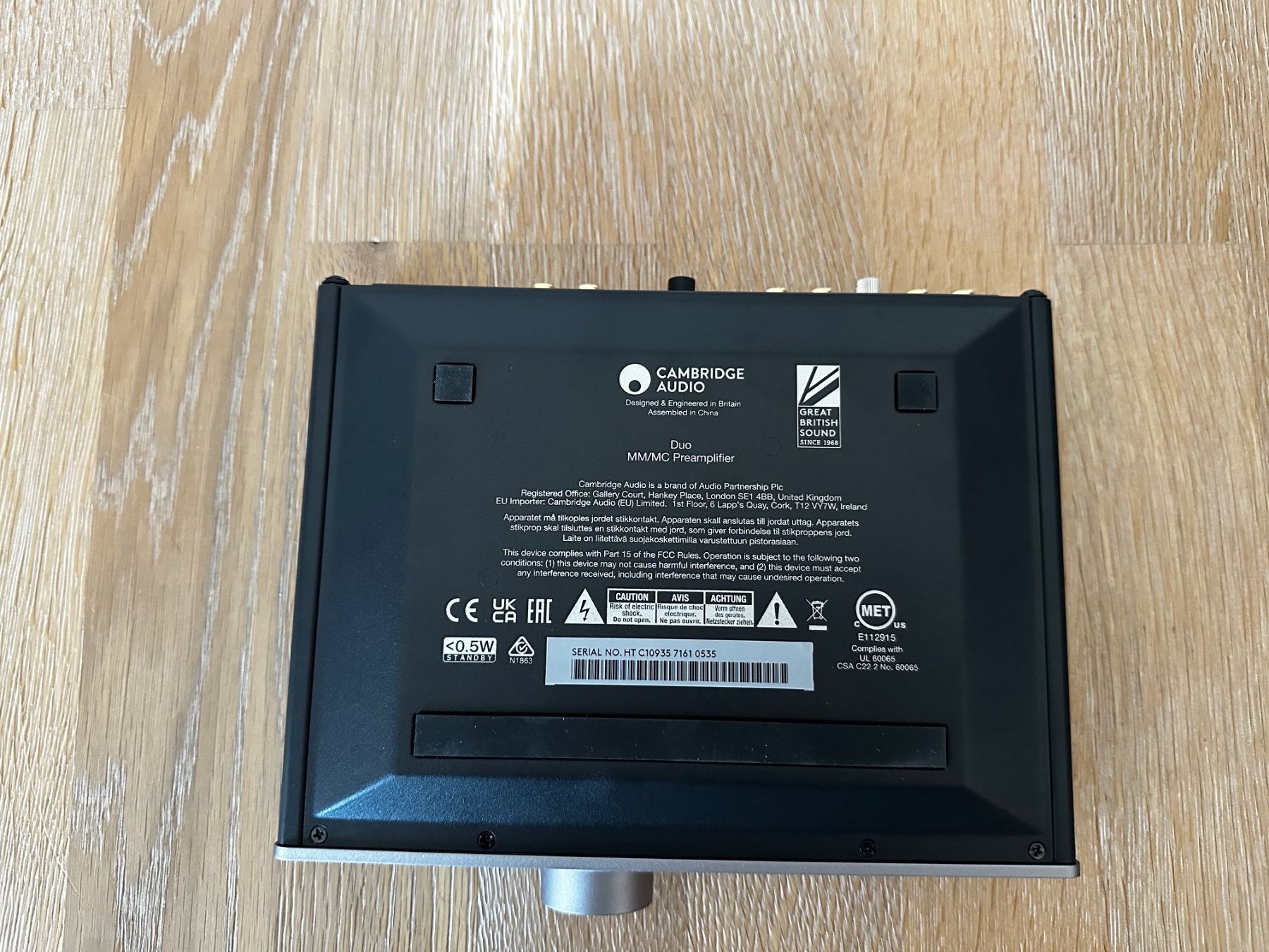 Cambridge Audio Duo Phono Preamplifier MM/MC (Gebraucht) in Bolken für ...