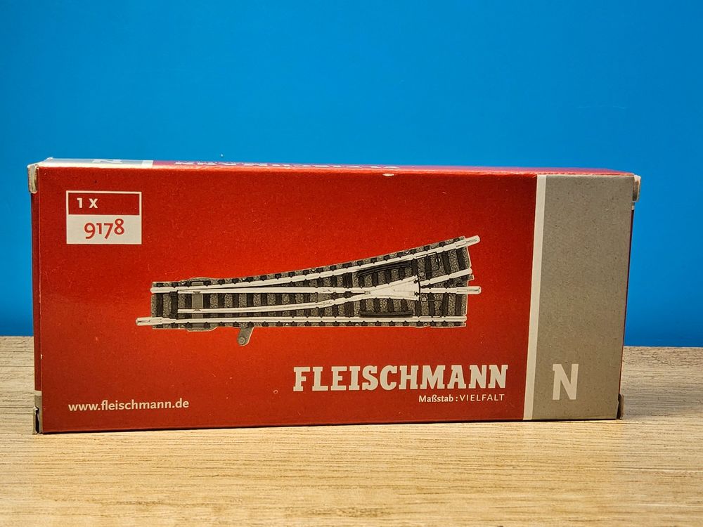 Fleischmann _ Elektro Weiche stromführend links _ Spur N (Gebraucht) in ...