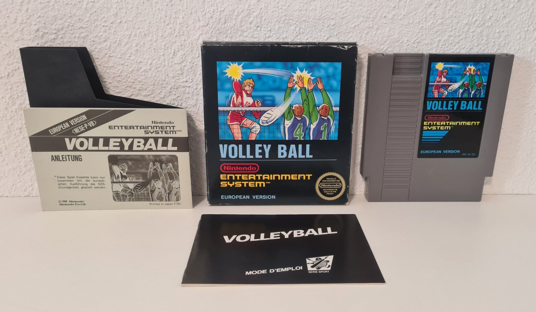 Ab 1.- VOLLEYBALL - Kleine OVP - CIB / Pal B Nintendo NES (Gebraucht ...