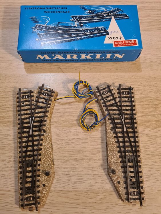 Märklin weichenpaar 5202 M H0 (3) (Gebraucht) in St-Aubin-Sauges für CHF 19 – mit Lieferung auf ...