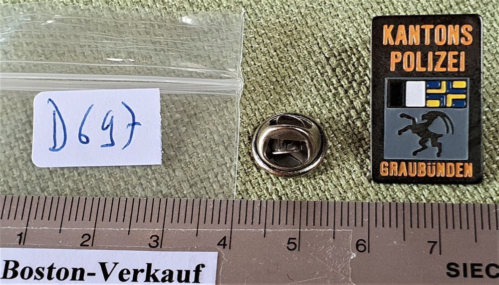 D697 - Pin Kantons Polizei Graubünden (Gebraucht) in Reinach BL für CHF 2 – mit Lieferung auf ...