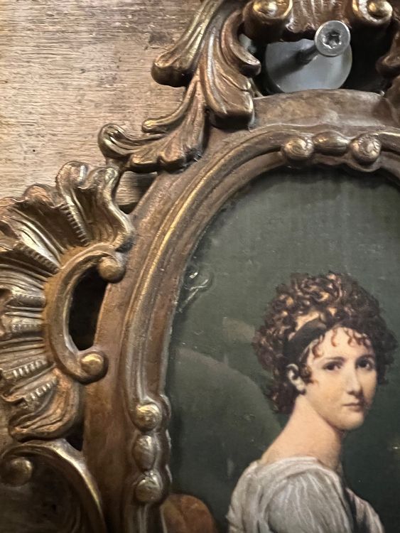 Petit cadre en laiton massif kitsch | Kaufen auf Ricardo