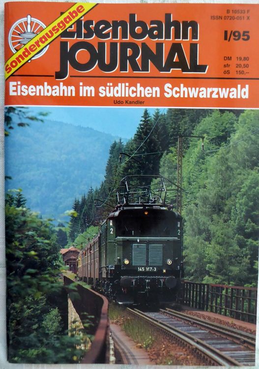 Eisenbahn-Journal Sonderausgabe "Südlicher Schwarzwald" 1/95 | Kaufen auf Ricardo