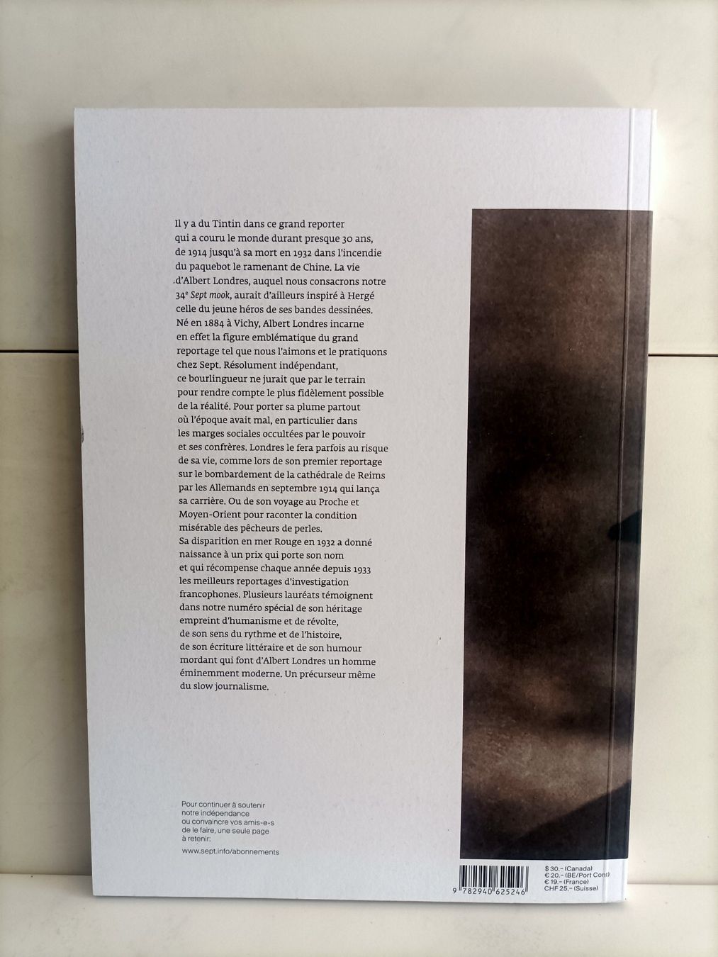 Sept mook #34 - Albert Londres, prince des reporters / Mook (Gebraucht ...