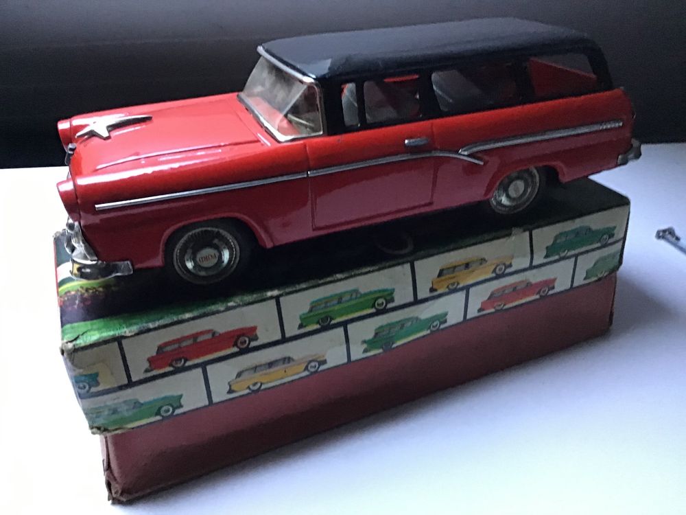 Altes Blech Modellauto " FORD RANCH WAGON" 50er Jahre OVP | Kaufen auf ...