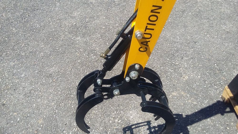 Bagger mit Greifer / Holzgreifer Kinderbagger mit Holzzange (Neu ...