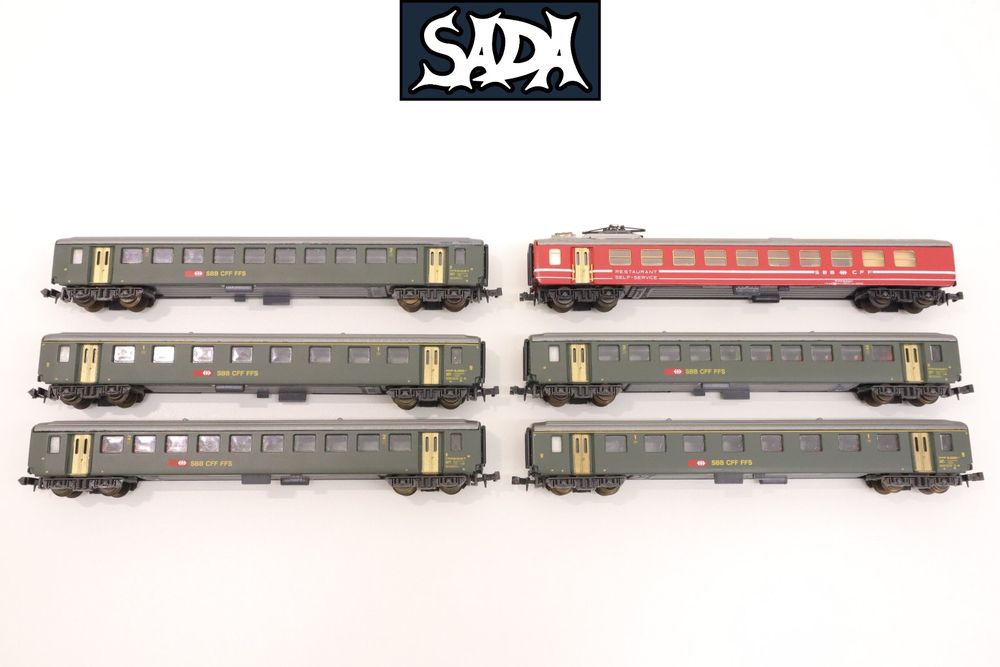 Lima 6 x SBB Personenwagen, Spur N (Gebraucht) in Basel für CHF 83 ...