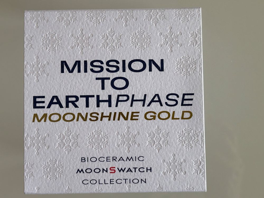 Swatch/Omega Mission to Earthphase Moonshine Gold Cold Moon (Neu und originalverpackt) in ...