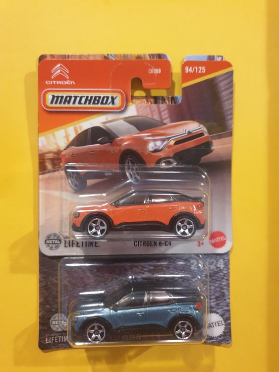 2 x Matchbox CITROEN e-c4 (Neu und originalverpackt) in Oftringen für ...