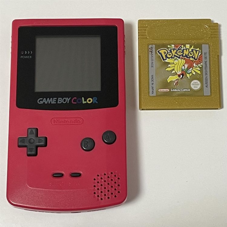 Gameboy Color Rot + Pokemon Gold edit. (Gebraucht) in Mollis für CHF ...
