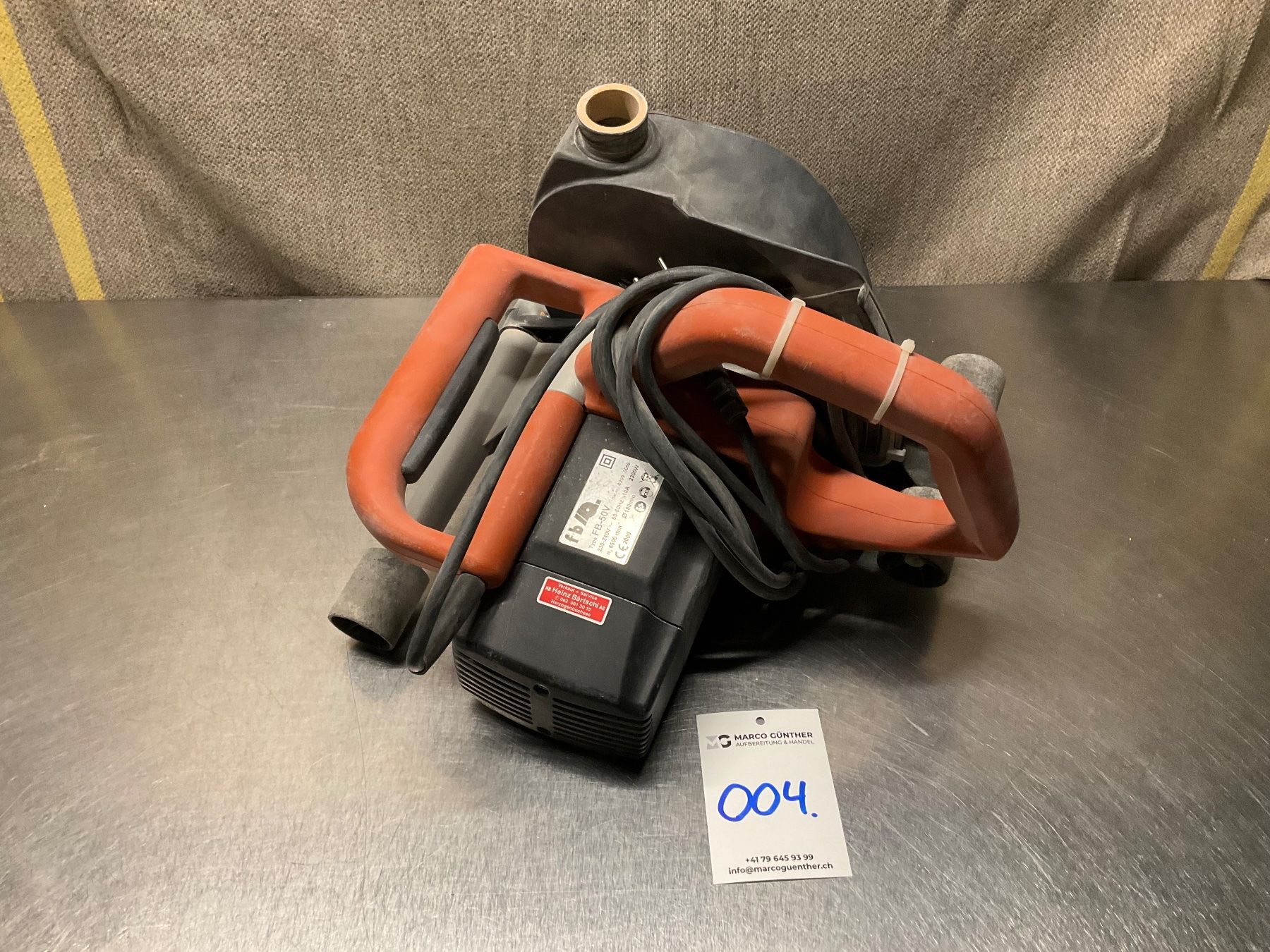 004 Fuhrer+Bachmann Wandschlitzfräse FB 50V aus Liquidation (Gebraucht ...