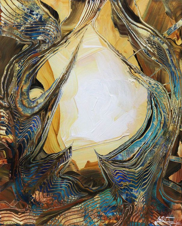 Gemälde ZUVERSICHT I Kunst Bilder Malerei, J. Fernandez (Neu und originalverpackt) in Dresden ...