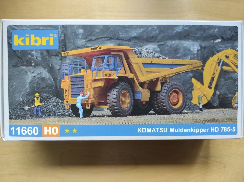 Komatsu HD 785-5 Muldenkipper, Bausatz von Kibri H0 | Kaufen auf Ricardo
