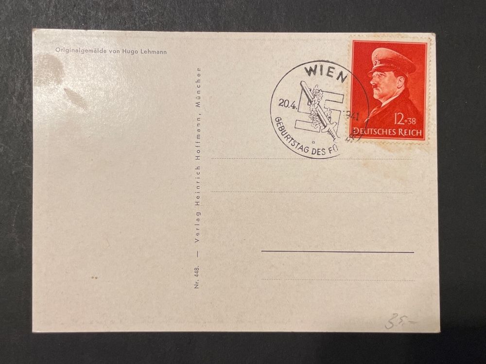 Deutsches Reich original Gemälde von Hugo Lehmann (Gebraucht) in Zürich ...