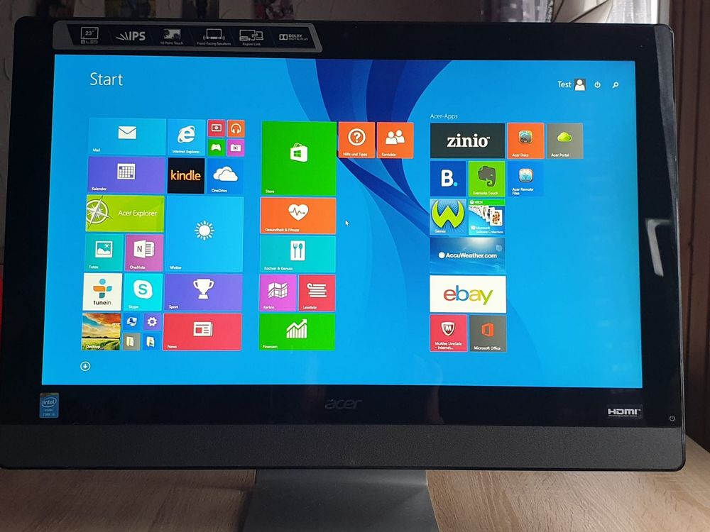 Acer Aspire Z3-615 All in one (Gebraucht) in Schleitheim für CHF 46 ...