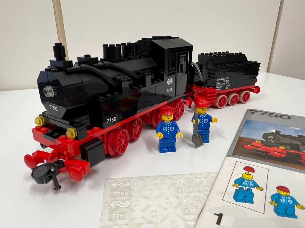 Rarität LEGO 7750: Legendäre Dampflok 12 V 1983 (Gebraucht) in ...