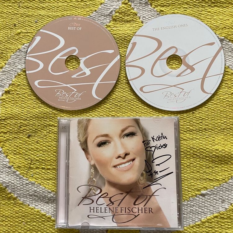HELENE FISCHER-2CD MIT UNTERSCHRIFT BEST OF (Gebraucht) in ...