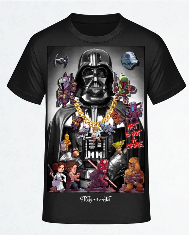 T Shirt Star Wars Unikat...Made by Sto/ner Atelier London (Neu und originalverpackt) in höri für ...