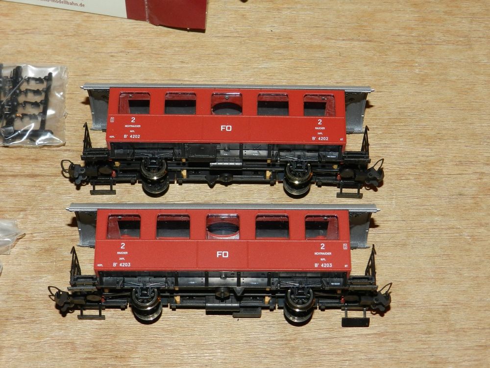 Bemo H0m 2 Personenwagen 2achsig der FO | Kaufen auf Ricardo