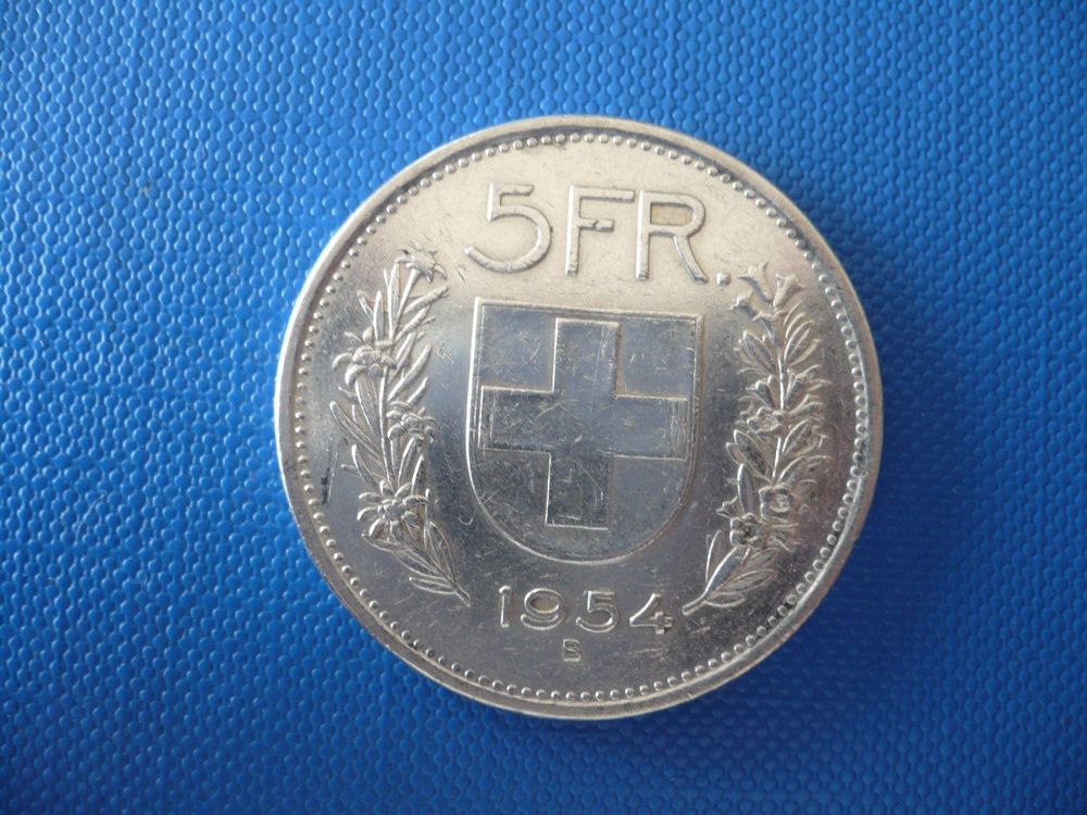 5 Franken 1954 | Kaufen auf Ricardo