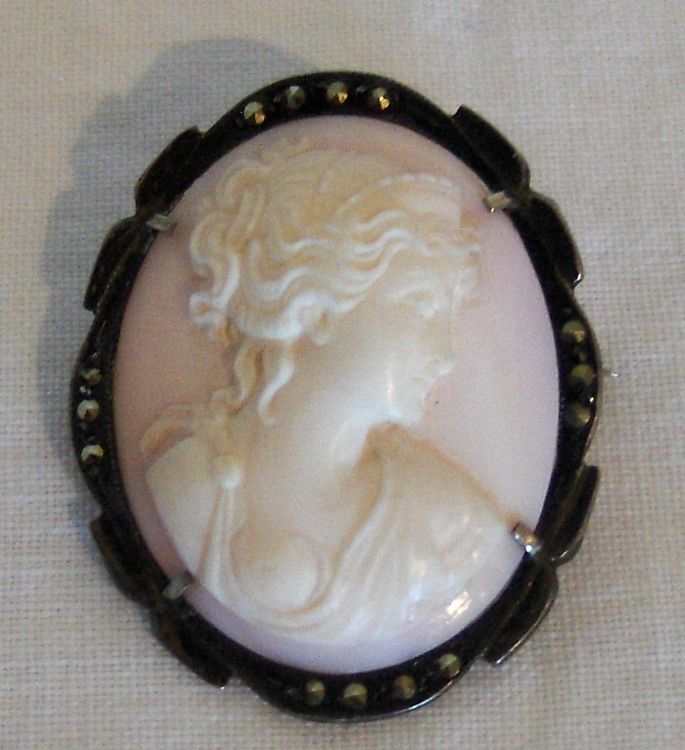 Kamee Anhänger/Brosche 800 Silber | Kaufen auf Ricardo