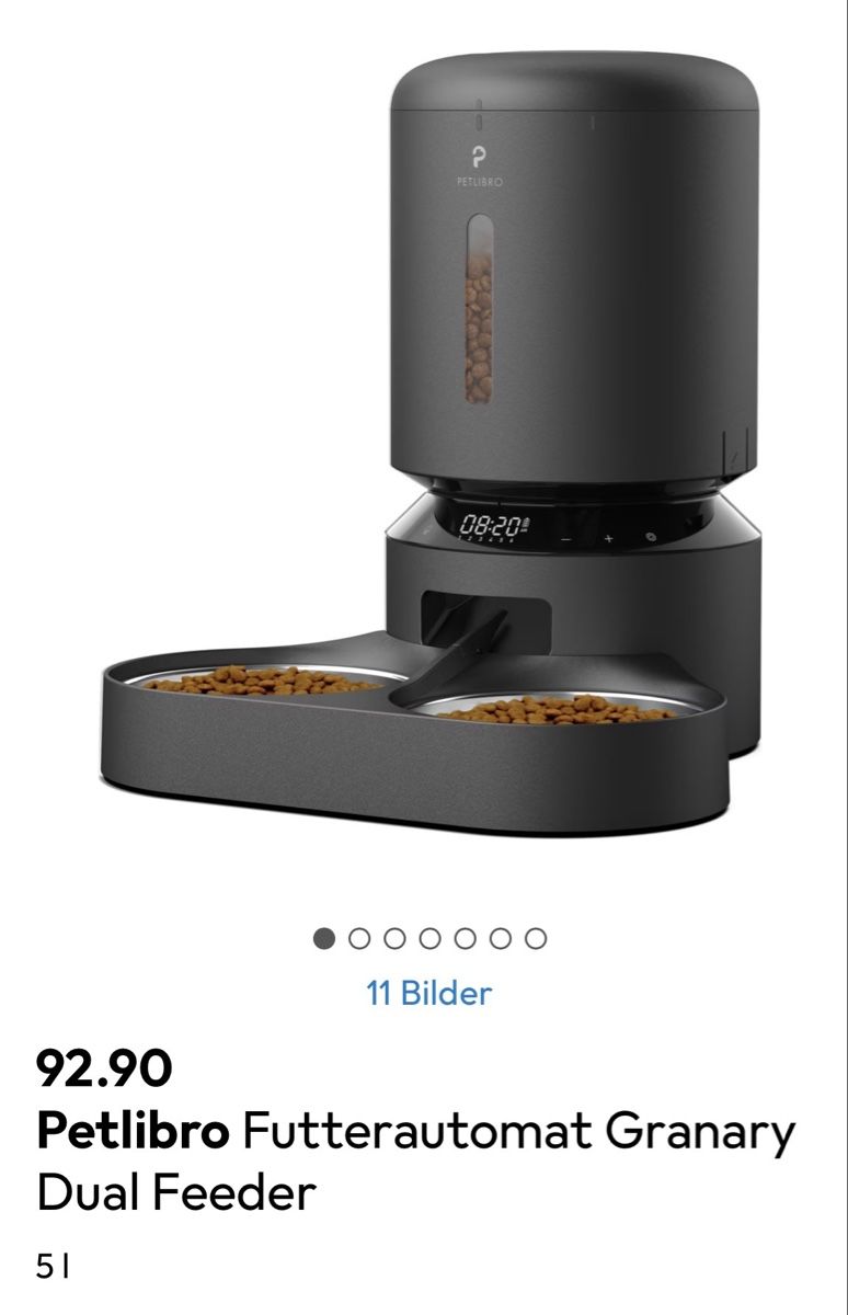 Petlibro Granary Dual Feeder (Neu und originalverpackt) in Duebendorf ...