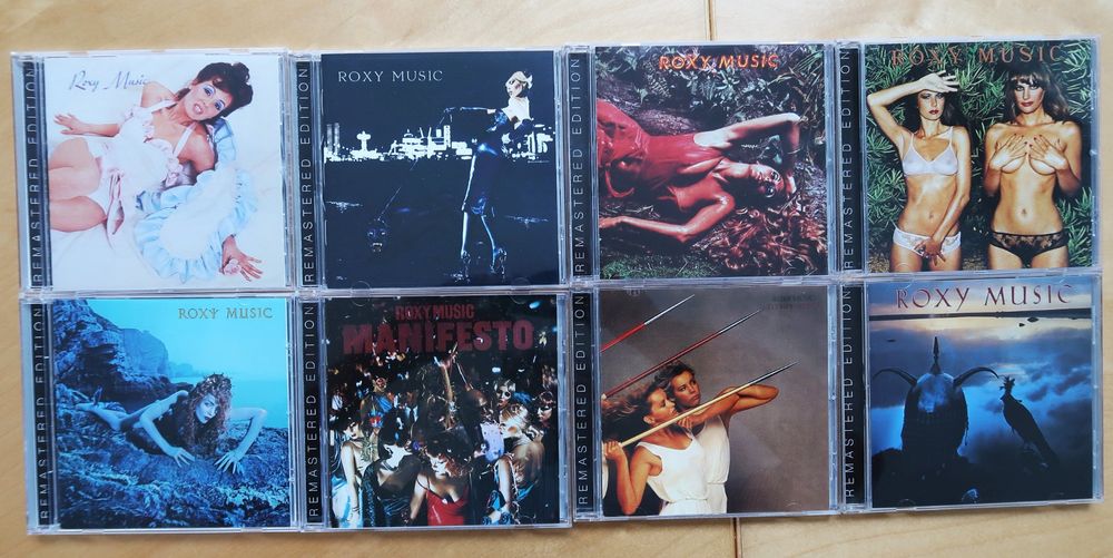 ROXY MUSIC - Alle STUDIO-ALBEN Remaster neuw. Zustand (8 CD) (Neu ...