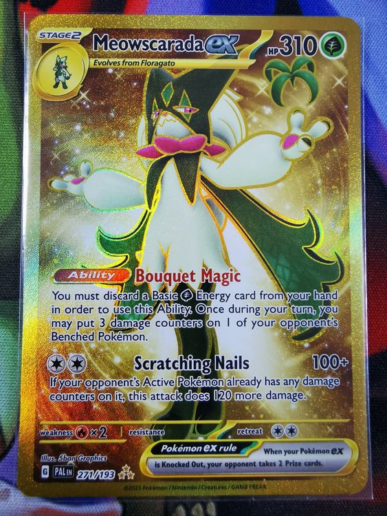 Pokémon Meowscarda ex 271/193 Paldea Evolved EN | Kaufen auf Ricardo