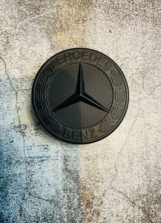 Mercedes 57mm Motorhauben Emblem Logo NEU in Diversen Farben (Neu und ...