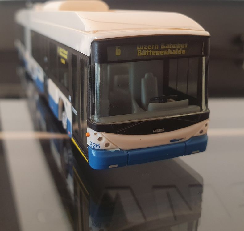 VK-Modelle VBL Luzern Hess Swiss Trolley Bus 1:87 "Linie 6" (Neu und ...