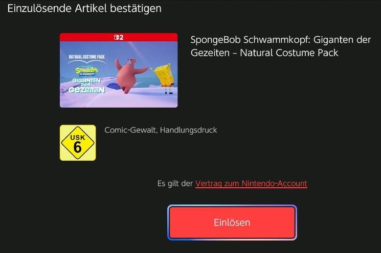 SpongeBob Giganten der Gezeiten Titans of the Tide Switch 2 (Neu ...