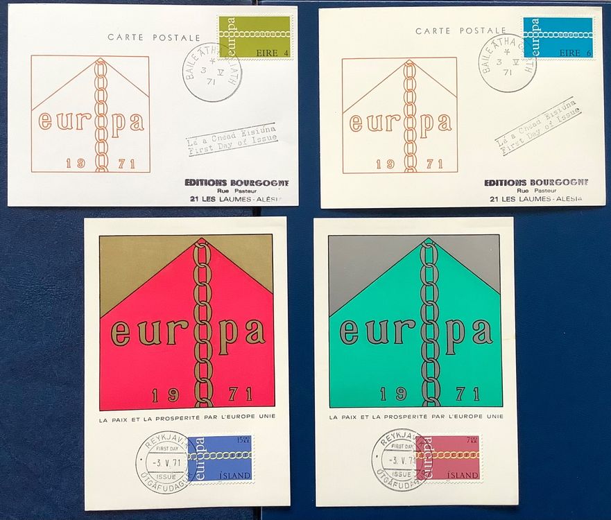 1971 Europa Cept Maximumkarten Island - Irland (Neu (gemäss Beschreibung)) in Liestal für CHF 4 ...