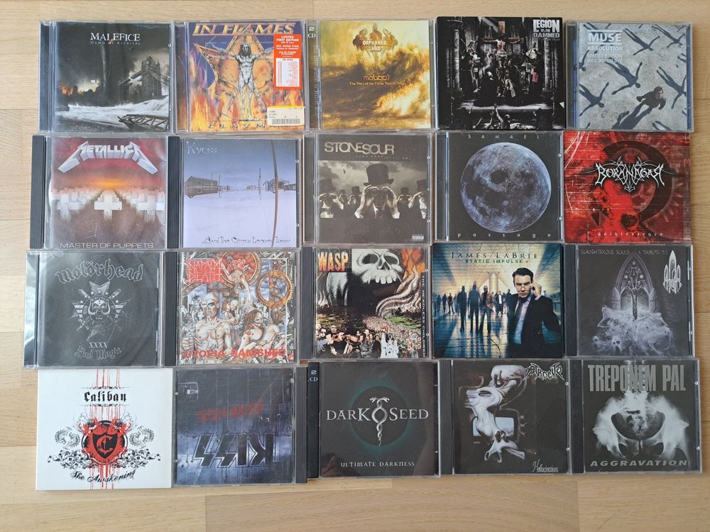 CD-Sammlung (Metal und Rock) 100 Stück (Gebraucht) in Schüpfen für CHF 102 – nur Abholung auf ...