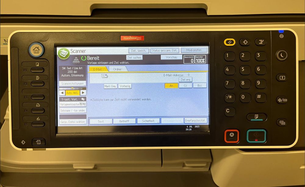 Ricoh Nashuatec MP C5503SP, Top SRA3 Color MFP zum Top Preis (Gebraucht ...