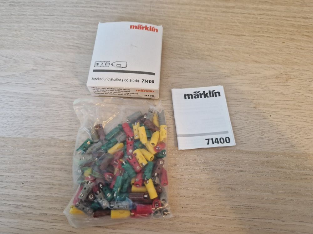 Märklin 71400 Stecker und Muffen OVP NEU (Neu und originalverpackt) in ...