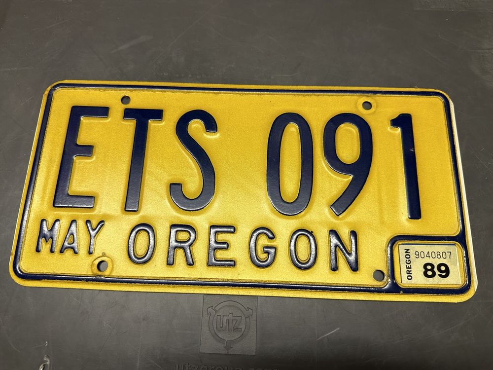 Oldtimer-Kennzeichen Oregon USA ETS 091 1989 | Kaufen auf Ricardo